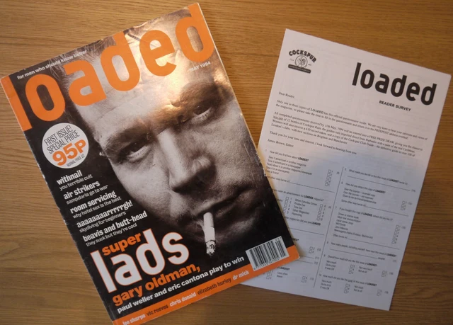 LOADED MAGAZINE ISSUE 1 - Gary Oldman, Liz Hurley (includes Reader ...