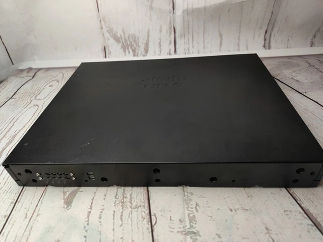 CISCO ISR4331-AX/K9 4331 ISR 3xGE Ports 2xNIM ISC SL-4330-APP-K9 SL ...