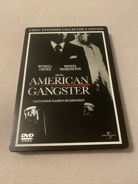 DVD STEELBOOK EXTENDED Collector’s Edition American Gangster Danzel ...