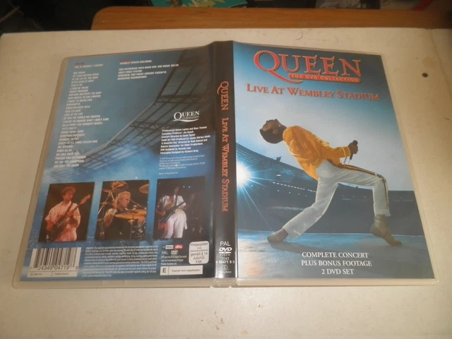 QUEEN - THE DVD Collection: Live At Wembley Stadium (Two Disc Set ...