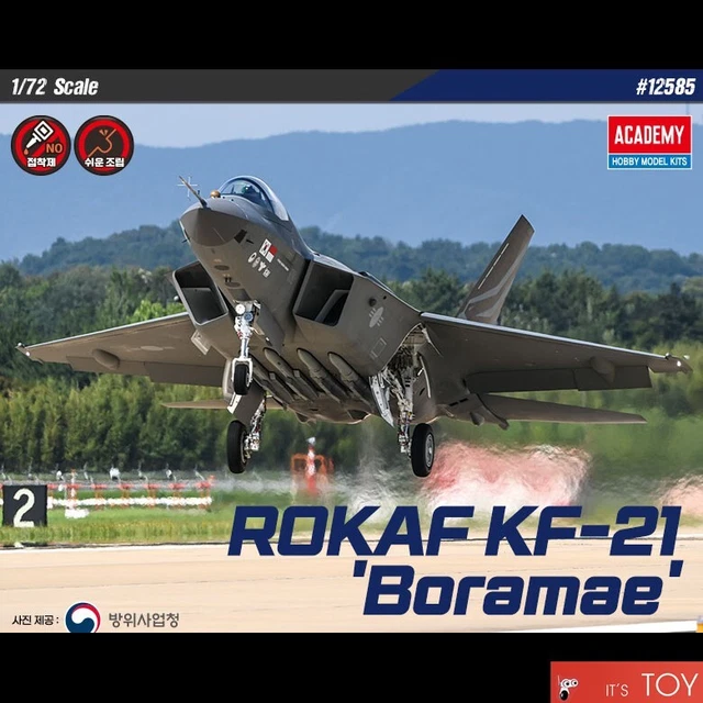 ACADEMY 1/72 ROKAF KF-21 Boramae Korea Air-force Aircraft Hobby Model ...