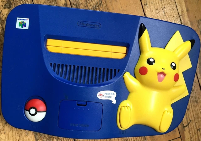 CONSOLE NINTENDO 64 Pokémon Pikachu Édition Limitée Pal Euro ...