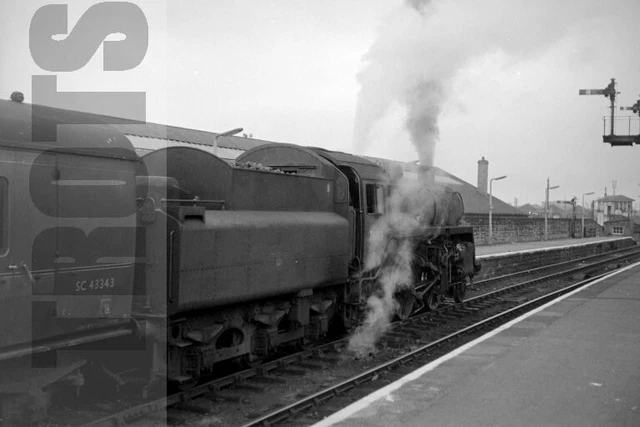 35MM NEGATIVE BR British Railways Steam Loco 76103 Class BR4 Ayr 1966 £ ...