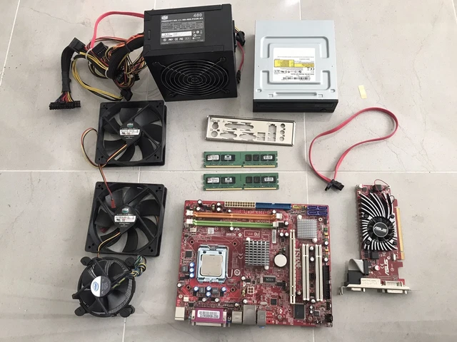 VINTAGE 2005 INTEL Dual Core CPU Motherboard And Parts Lot $35.00 ...