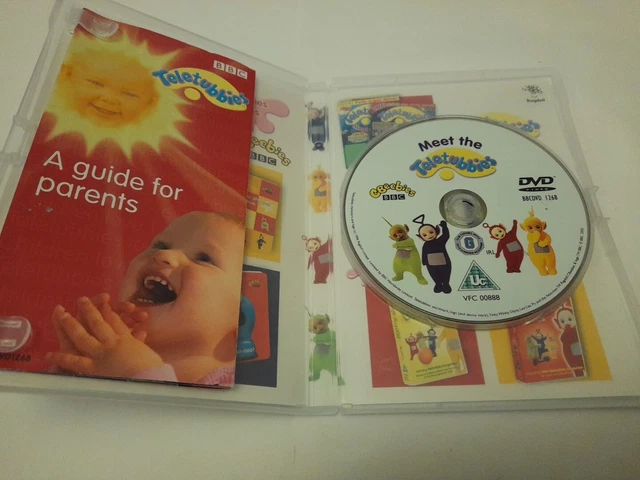 MEET THE TELETUBBIES - CBeebies BBC UK R2 DVD Inc Parents Guide VGC £9. ...