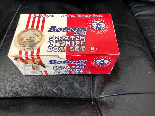 BOTTOM LIVE SCRATCH 'N Sniff Box Set 3 VHS - Rik Mayall Adrian ...