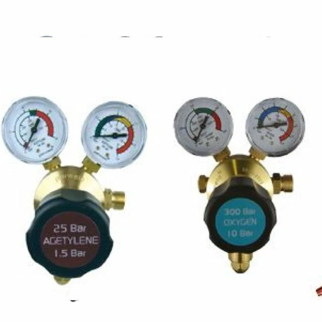 PARWELD OXYGEN ACETYLENE 2 gauge single stage gas welding cutting ...