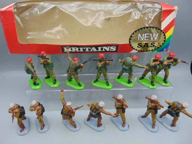 BRITAINS 6336 SAS Trooper Set + Others - Original Vintage Set/Others £9 ...