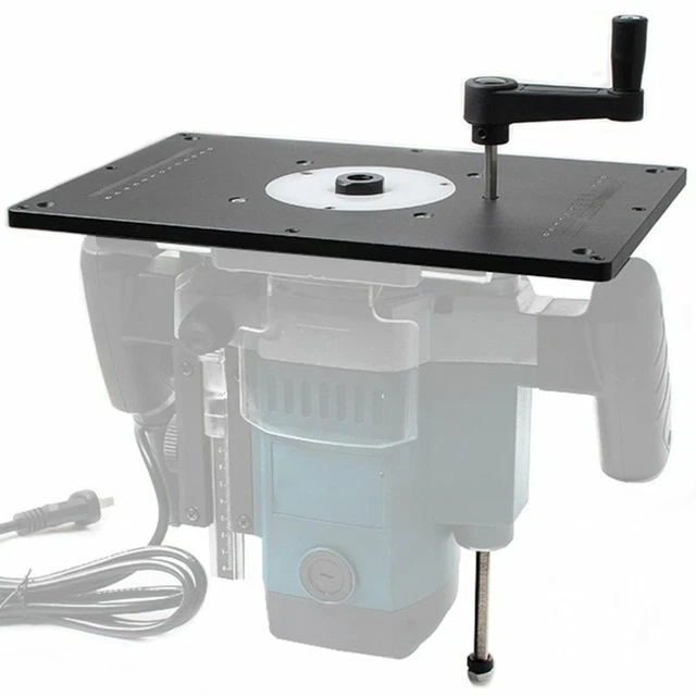 BIG ROUTER LIFT Build Retrofit Bench Flip Aluminum Board Engraving ...