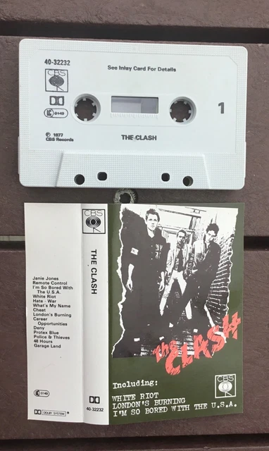 🌟THE CLASH🌟CASSETTE ALBUM🌟PUNK🌟ROCK🌟SKIN🌟OI🌟NEW Wave🌟80S🌟Uk🇬🇧Seller EUR ...
