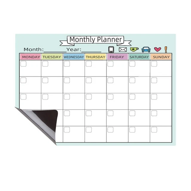 CALENDARIO FRIGORIFERO CALENDARIO magnetico 43*30 cm pannello ...
