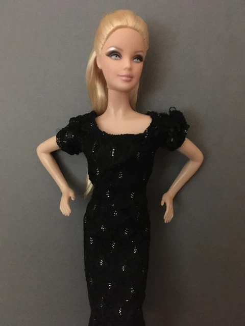 2009 MATTEL BARBIE Basics 01 Makie Face Model Muse Little Black Dress ...