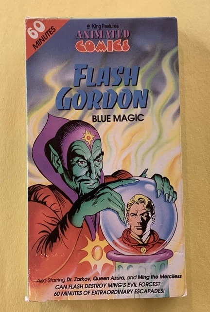 FLASH GORDON BLUE Magic Animated Comics VHS Tape Tested £5.51 - PicClick UK