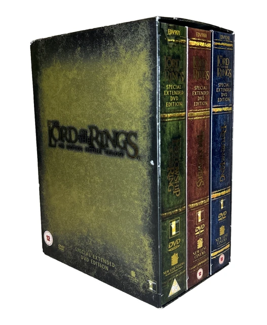 THE LORD OF the Rings Trilogy (Extended Edition Box Set) [DVD] - DVD 2CVG The £15.99 - PicClick UK