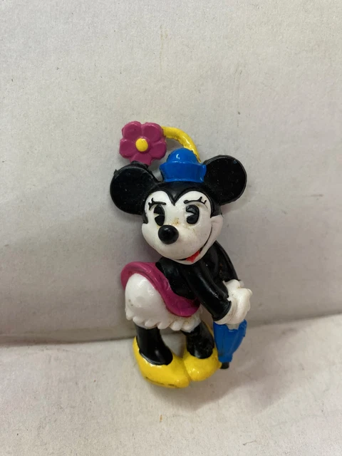 BULLY BULLYLAND DISNEY MINNIE Versione con OMBRELLO 6 cm Figure, 1986 Vintage EUR 8,80 - PicClick FR