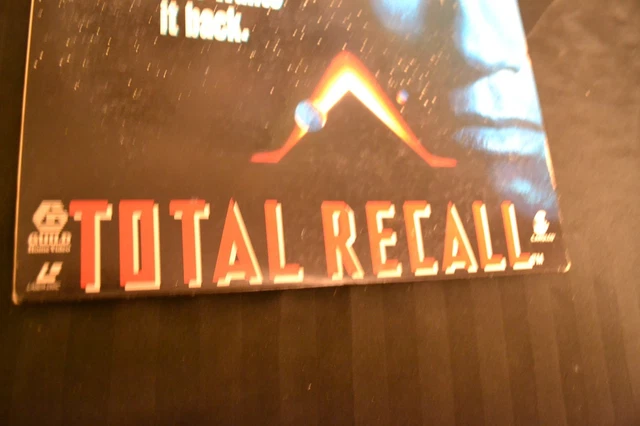 LASERDISC VIDEO MOVIE Total Recall Arnold Schwarzenegger 1992 C £20.00 ...