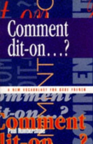 COMMENT DIT- ON...?: Vocabulary for..., Humberstone, Pa £3.49 - PicClick UK