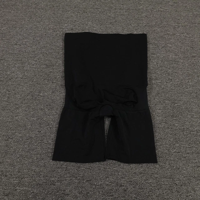 ASSETS BY SPANX Shapewear Shorts Womens Large Black High Waist Slimming ...