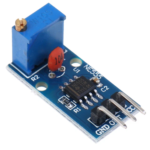 NE555 FREQUENCY ADJUSTABLE pulse generator module NE555 chip W02 £1.51 ...