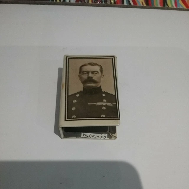 WW1 TRENCH ART - Lord Kitchener Matchbox Cover £31.92 - PicClick UK