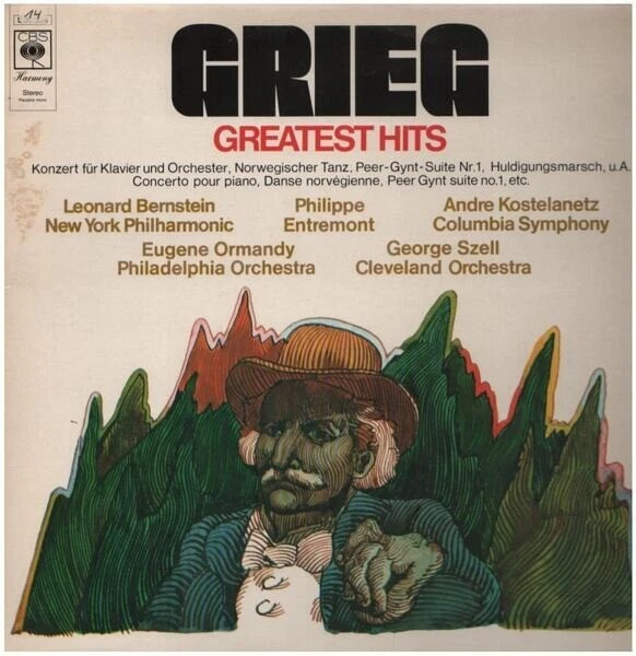 GRIEG GREATEST HITS GREEN EYE STEREO NEAR MINT Cbs Vinyl LP EUR 9,29 ...