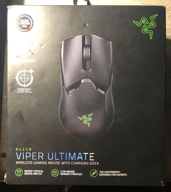 RAZER VIPER ULTIMATE Ambidextrous Gaming Mouse in Black - Read ...