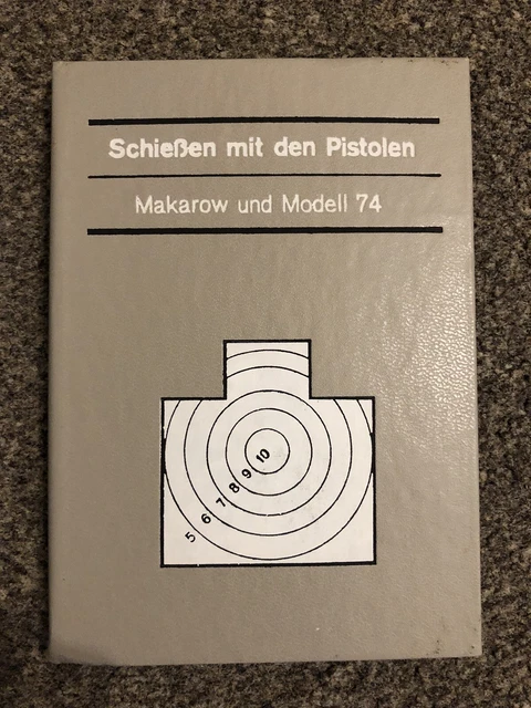 RARE - EAST German Makarov Pistol Shooting Book Manual Ddr Stasi Police ...