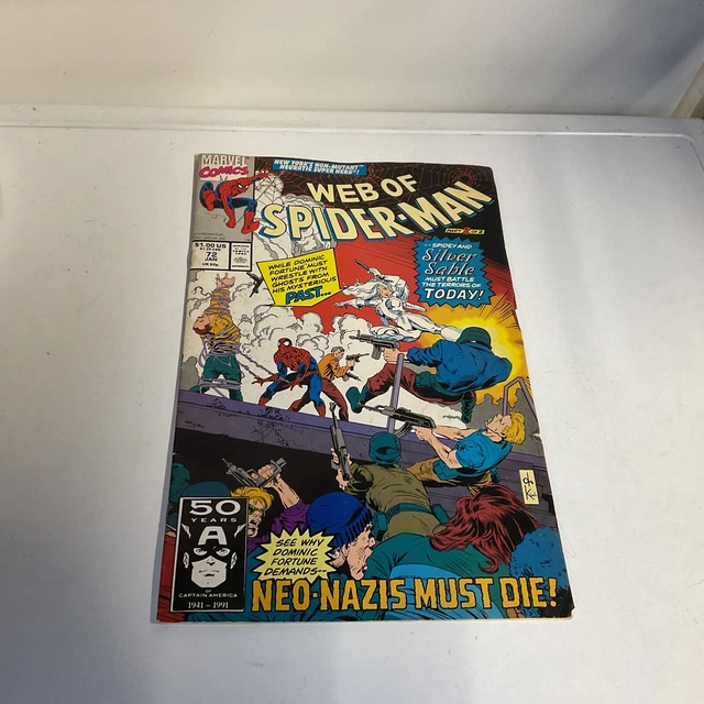 WEB OF SPIDERMAN Comic Vol 1 No 72 Date 01 1991 Marvel Comic EUR 2,35 ...