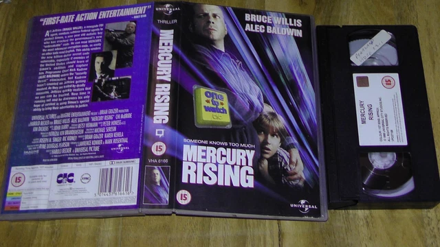 MERCURY RISING VHS Video Tape Big Box Ex Rental CIC Paramount Universal £4.99 - PicClick UK