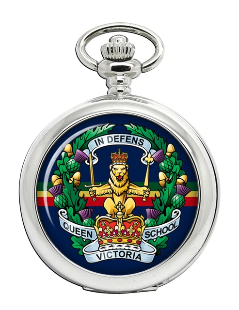 QUEEN VICTORIA SCHOOL, British Army Pocket Watch £24.99 - PicClick UK