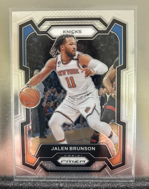 2023-24 PANINI PRIZM Basketball Jalen Brunson Card #9 New York Knicks ...