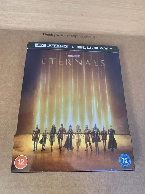 MARVELS ETERNALS 4K UHD Blu Ray Steelbook NEW & SEALED Angelina Jolie ...