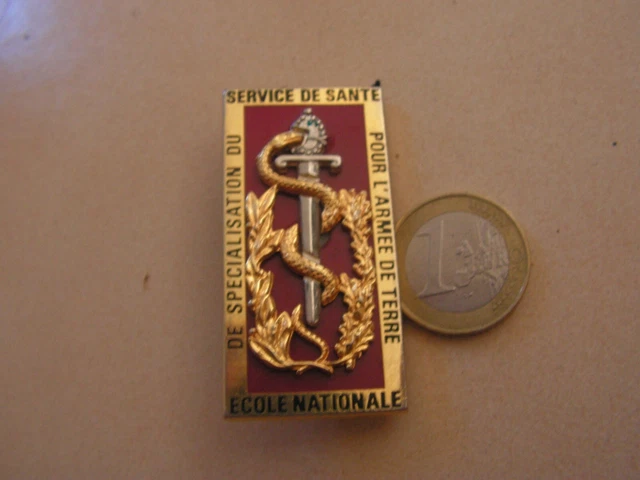INSIGNE militaire ecole nationale service de sante (c 47 ) EUR 3,00 ...