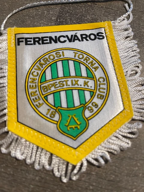 ANCIEN PETIT FANION pennant wimpel § FERENCVAROS § HONGRIE HUNGARIA EUR ...
