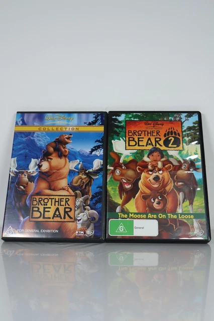 BROTHER BEAR 1 & 2 Bundle DVD Walt Disney Region 4 Like New Aaron 2 ...