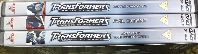 JETIX TRANSFORMERS ROBOTS in Disguise 3 DVD Mega Pack PG 2001 Kid's TV ...