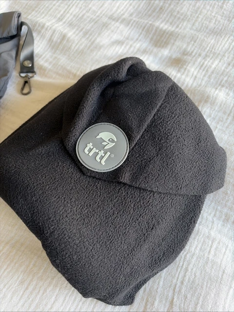 TRTL TRAVEL PILLOW One Size Pink Fleece Cover Airplane Neck Shoulder ...