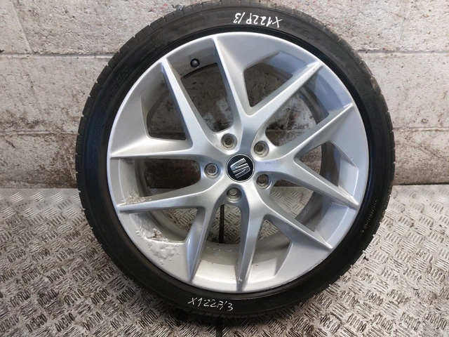 SEAT LEON MK3 18" Alloy Wheel With Tyre 225/40/R18 5F0601025F 2017 £219 ...