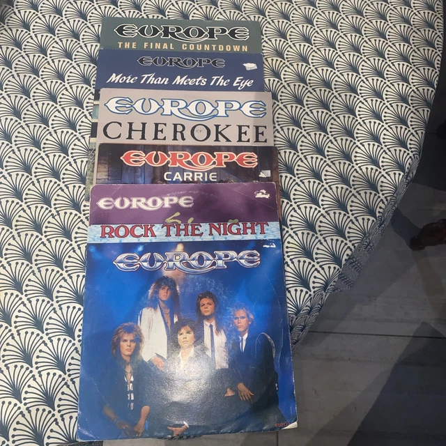 LOT DE 6 vinyles 45T du groupe Europe EUR 5,00 - PicClick FR