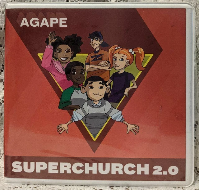 AGAPE CURRICULUM MINISTERO bambini SUPERCHURCH 2.0 3 DVD 1 CDROM Set ...