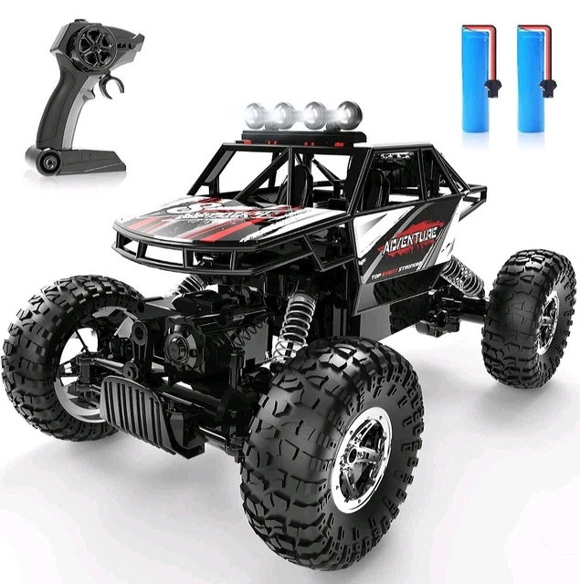 DEERC RC CARS Remote Control Off Road Monster Truck 1:14 Metal Shell ...