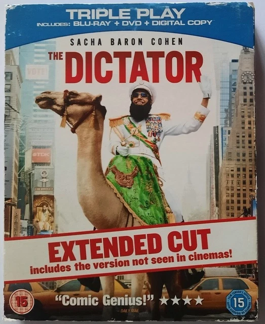 THE DICTATOR - Extended Cut - Reg B Blu Ray & Reg 2 Dvd - 2 Discs ...
