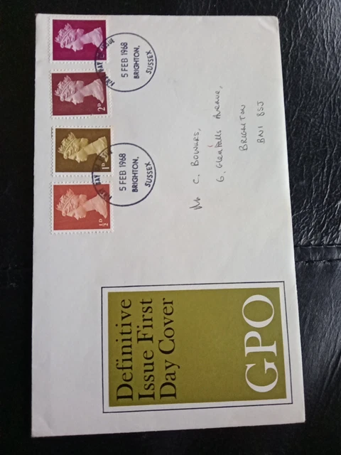 GPO DEFINITIVE ISSUE First Day Cover 1968 £0.75 - PicClick UK