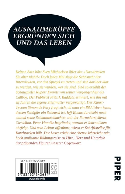 »DAS DRUCKEN SIE aber nicht!« | Die besten Interviews | Sven Michaelsen ...