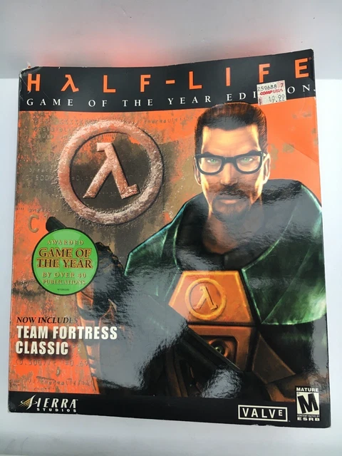 HALF-LIFE: GAME OF the Year Edition 1998 1999 PC Windows in scatola ...