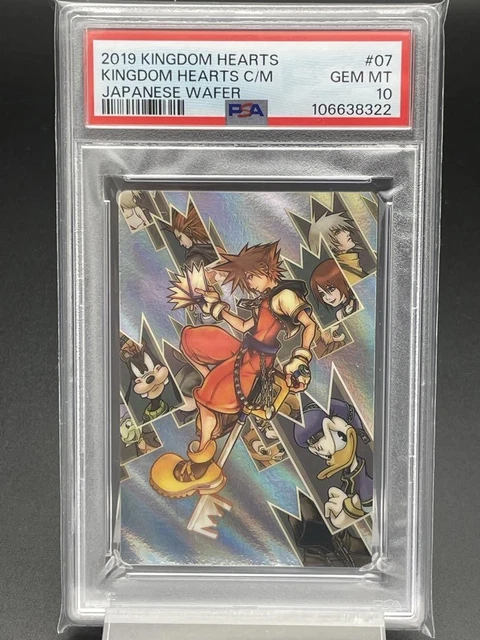 KINGDOM HEARTS SORA Wafer Card PSA 10 Graded Collectible Trading Card ...