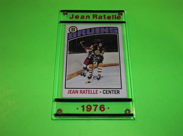 BOSTON BRUINS JEAN Ratelle 1976 Opc Opee Chee Nhl Hockey Card # 80 $15. ...