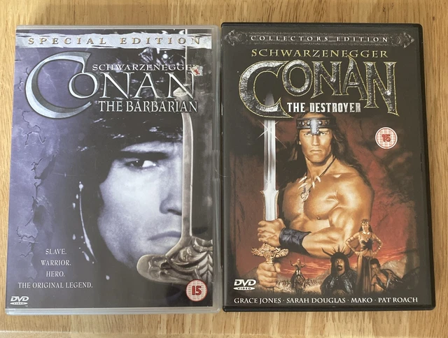 CONAN THE BARBARIAN , Conan The Destroyer Collectors & Special Edition ...