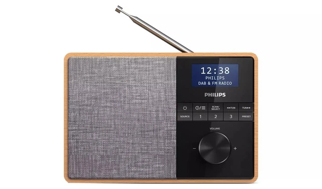 PHILIPS DAB+, BLUETOOTH Portable Digital Home Radio - Kitchen Timer (A ...
