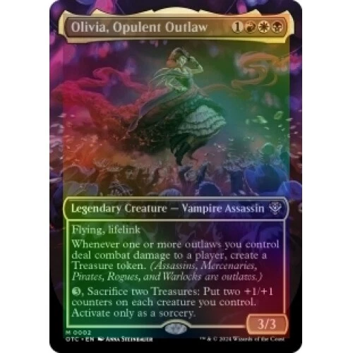 FEUILLE OLIVIA, OPULENT Outlaw (sans frontières) X4 Outlaws Of Thunder ...